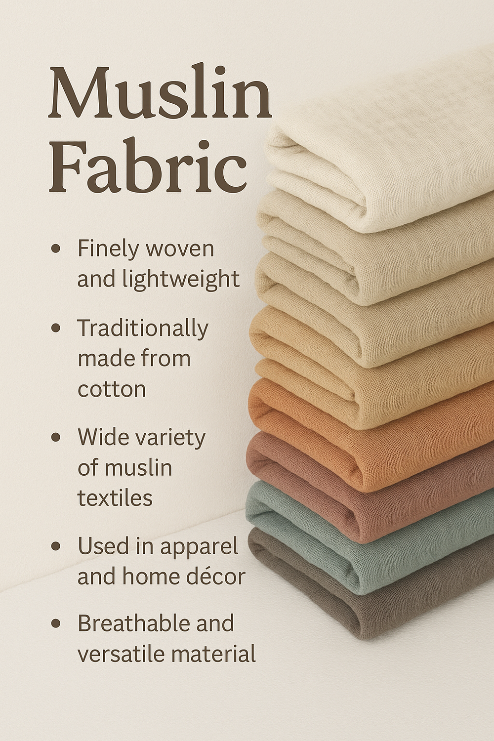 Muslin: The Timeless Whisper of Cotton and Craft