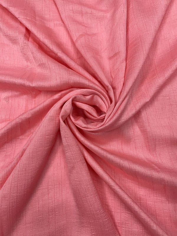 Light Pink Plain Nysaa Silk Fabric (Per Meter - Rs 112 )