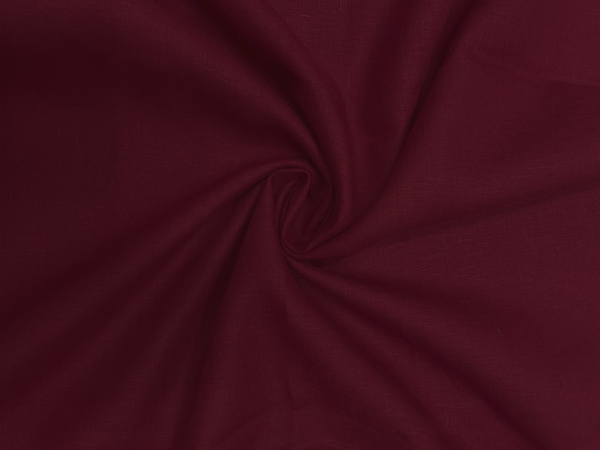 Blush Maroon Plain Pure Linen Fabric - 60 Lea